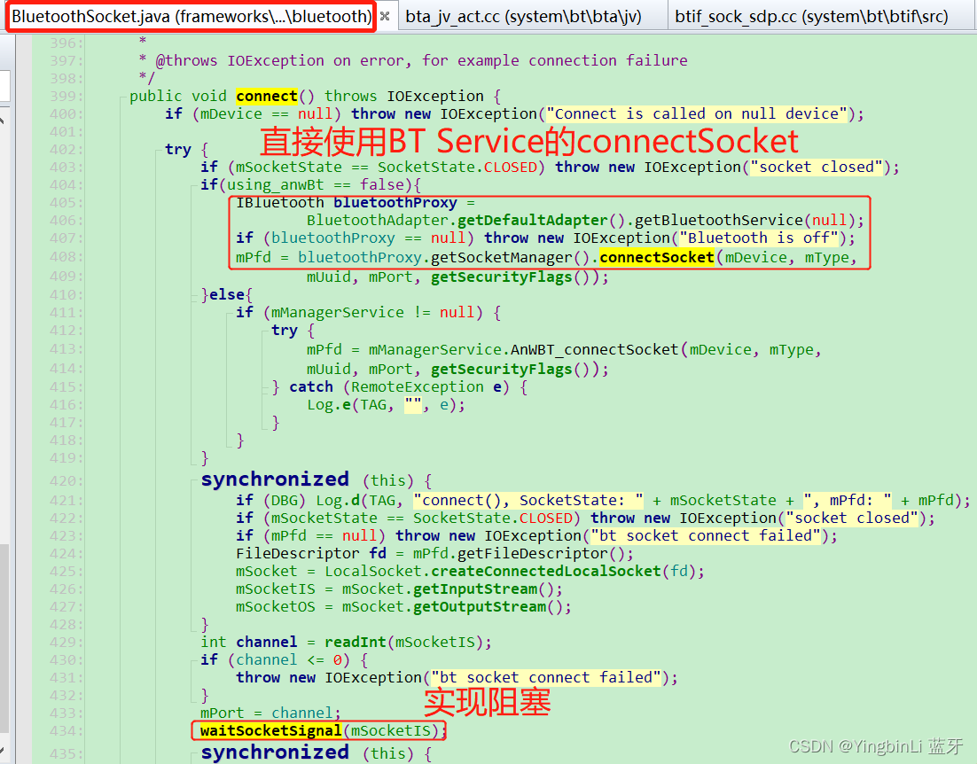 Andorid BluetoothSocket的工作原理之二_getsocketmanagernative-CSDN博客
