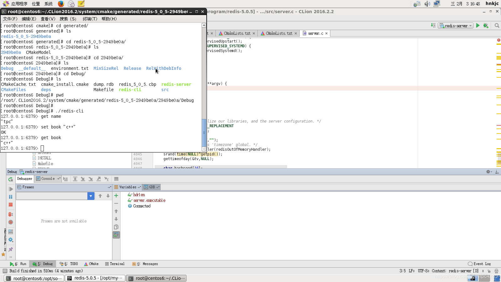 clion IDE配置CMake文件编译运行redis5.0.5_cmake redis scripting.c-CSDN博客