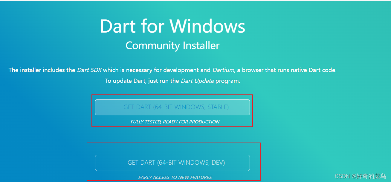 Dart开发环境搭建-Windows_dart sdk下载-CSDN博客
