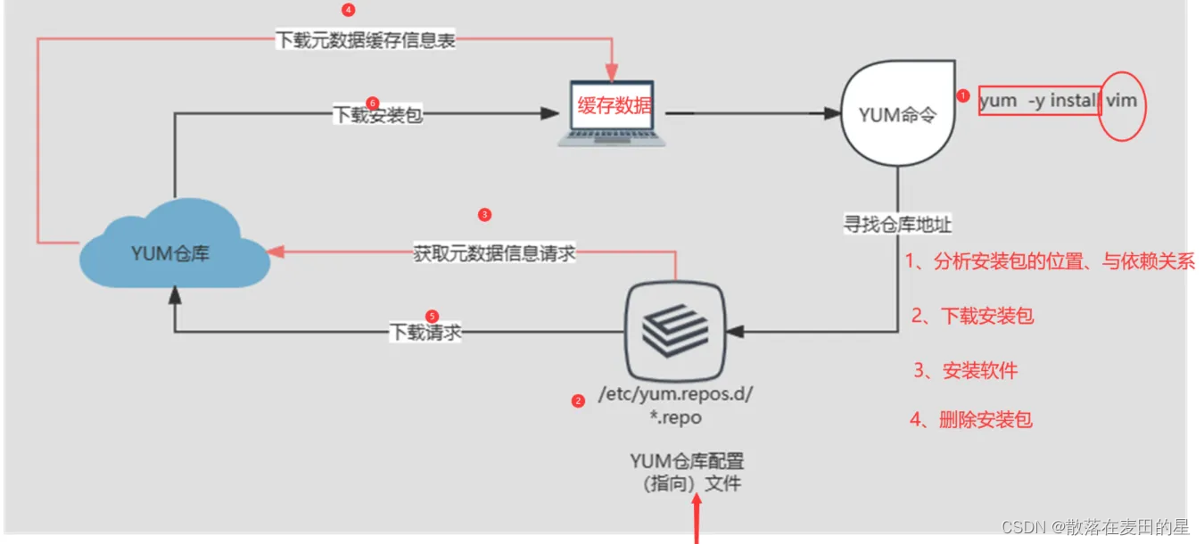 Linux 【yum 命令】软件包管理器_yum包管理器-CSDN博客
