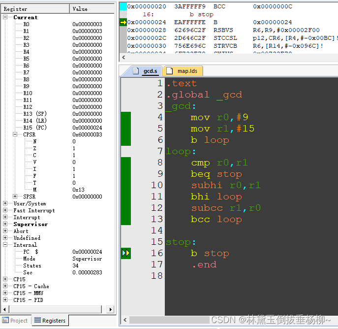 Arm Day2cpsr、spsr、数据搬移指令、移位操作指令、位运算操作指令、算数运算指令、比较指令、跳转指令spsr Cpsr命令 Csdn博客