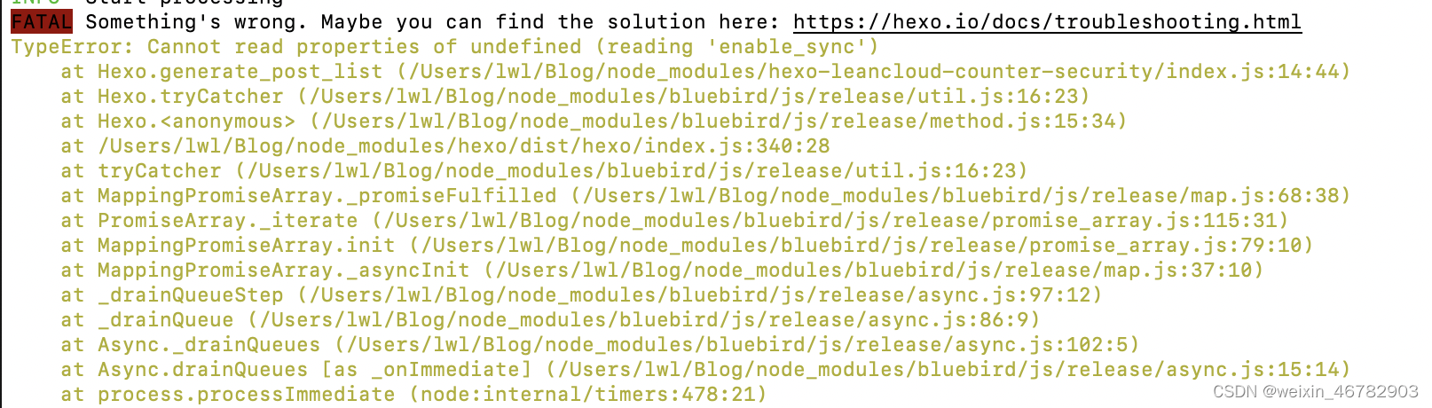 hexo+next报错：TypeError: Cannot read properties of undefined_typeerror: cannot read properties of ...