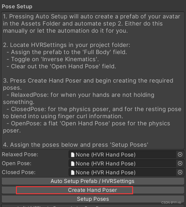 Unity HurricaneVR 插件中的 VRIK 设置-CSDN博客