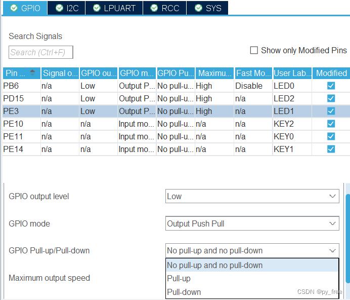 STM32CubeIDE开发(七)， stm32的GPIO原理、cubeMX配置及底层源码实现分析_cubeide配置外设-CSDN博客