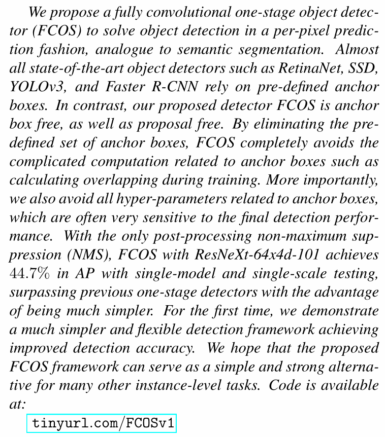 FCOS: Fully Convolutional One-Stage Object Detection论文详解_fcos论文-CSDN博客