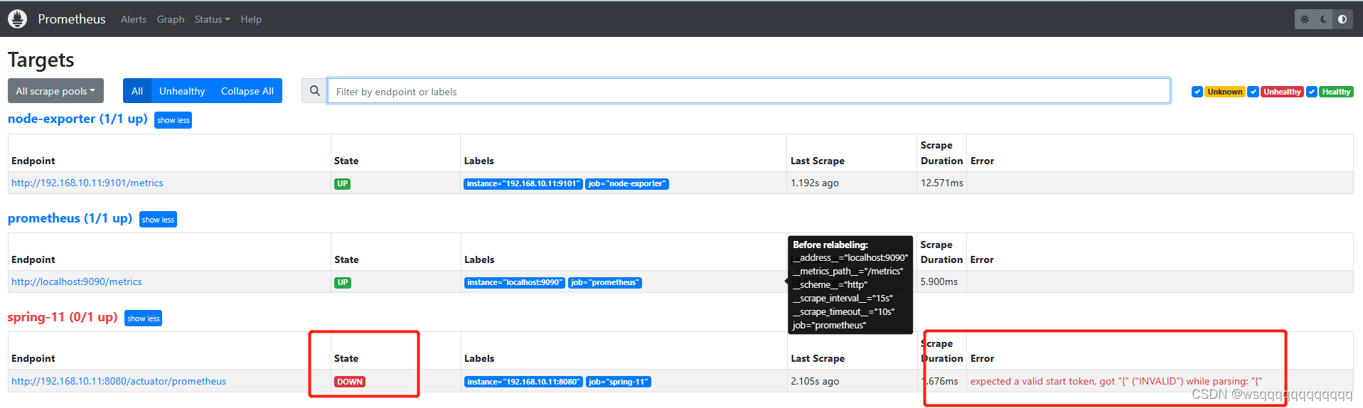 Spring Boot整合Prometheus+Grafana 记录_springboot prometheus grafana-CSDN博客