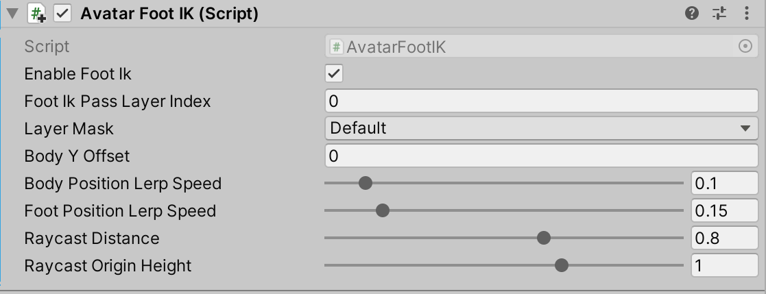 Unity Avatar Foot IK - Avatar Foot Placement Resolution_unity foot ik ...