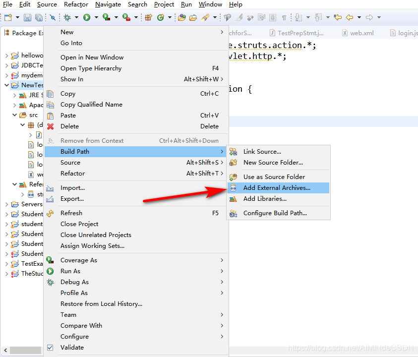 The import org.apache.struts cannot be resolved_the import org.apache.struts2 cannot be resolved ...