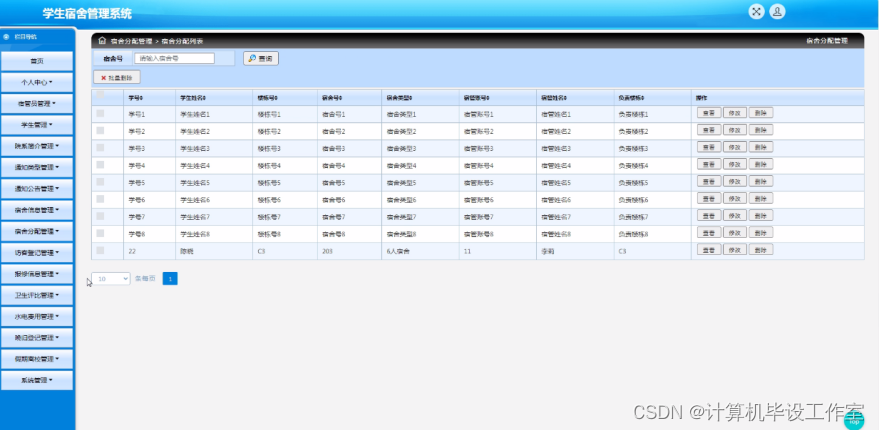 【附源码】学生宿舍管理系统源码数据库论文ppt，java开发ssm框架，可做计算机毕业设计或课程设计 Csdn博客