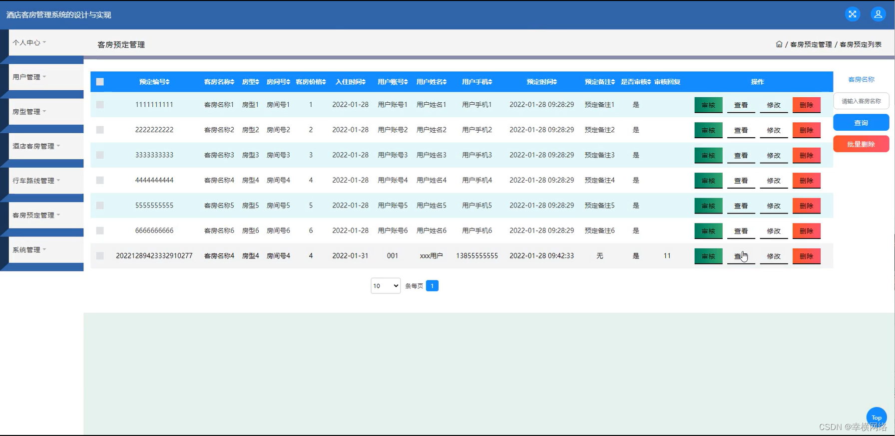附源码 Javassm计算机毕业设计酒店客房管理系统的设计与实现11740源码程序数据库部署java基于ssm酒店管理系统数据库源码 Csdn博客