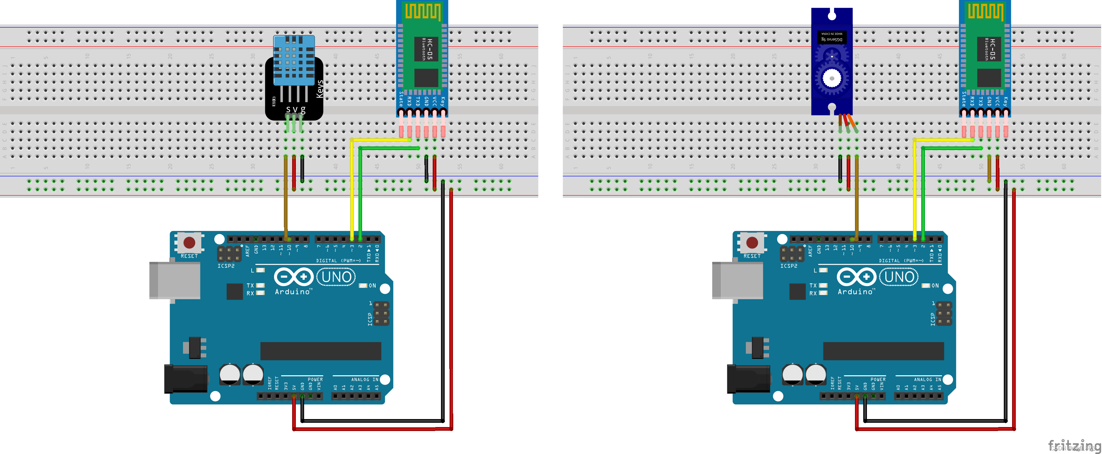 Fritzing软件绘制Arduino面包板接线图传感器模块库文件033_fritzing舵机怎么找-CSDN博客