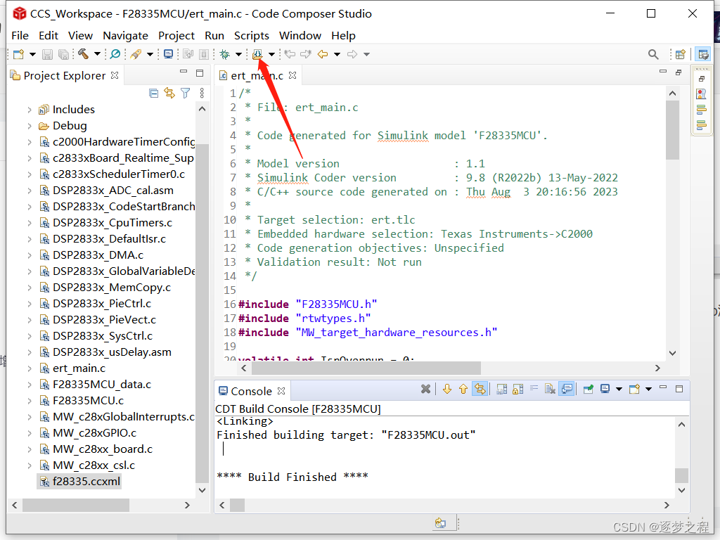 Matlab对TMS320F28335编程-新建工程闪烁led灯_matlab2022集成了c2000吗?-CSDN博客