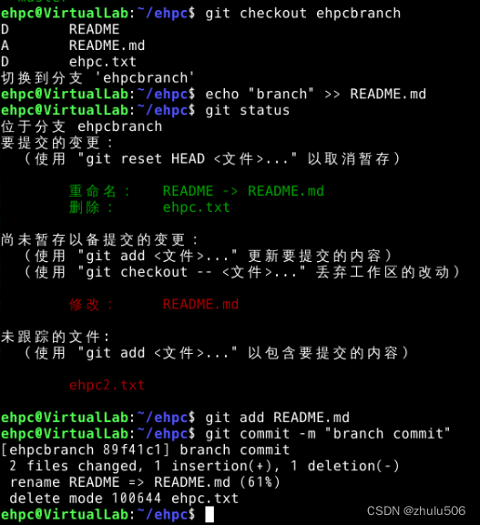 【笔记】EasyHPC - Git入门教程_超算习堂用户密码ehpc-CSDN博客