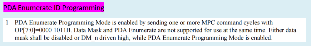 【JESD79-5之】4 DDR5 SDRAM命令描述和操作-16(per DRAM addressability(PDA))_枚举id和选择id之间的关系-CSDN博客