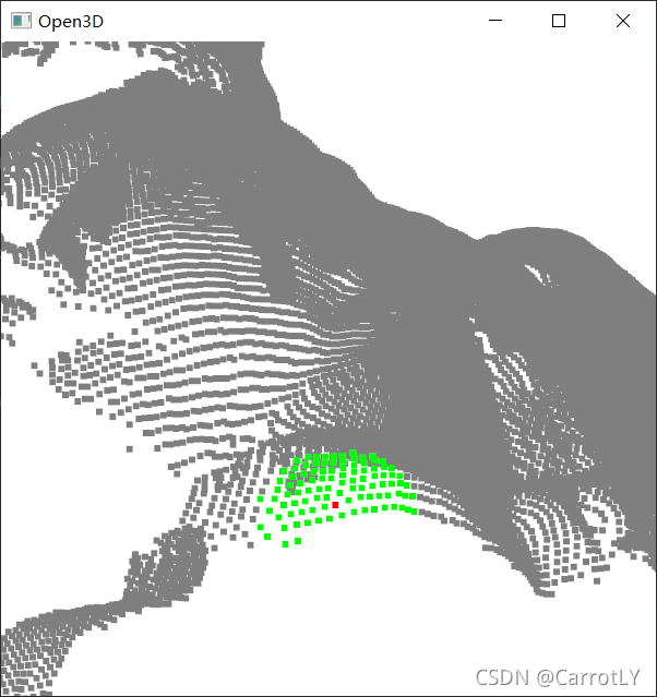 Open3D学习——2 KDTree_o3d pcd.colors-CSDN博客
