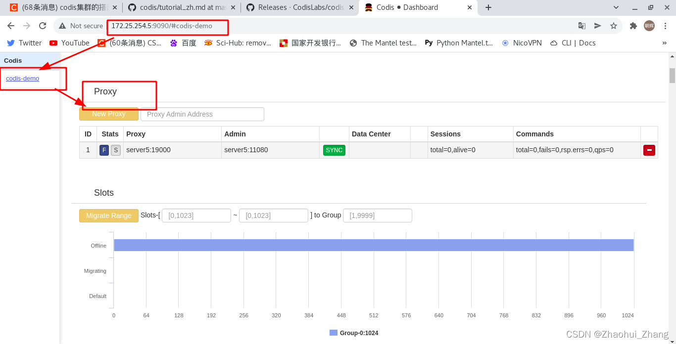 作业1——Codis集群的搭建及部署_codis有2个集群公用一个dashboard-CSDN博客