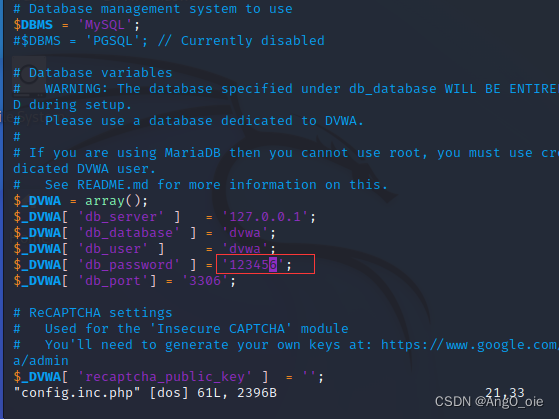 kali Linux环境下部署LAMP环境并安装dvwa_kali搭建lamp-CSDN博客