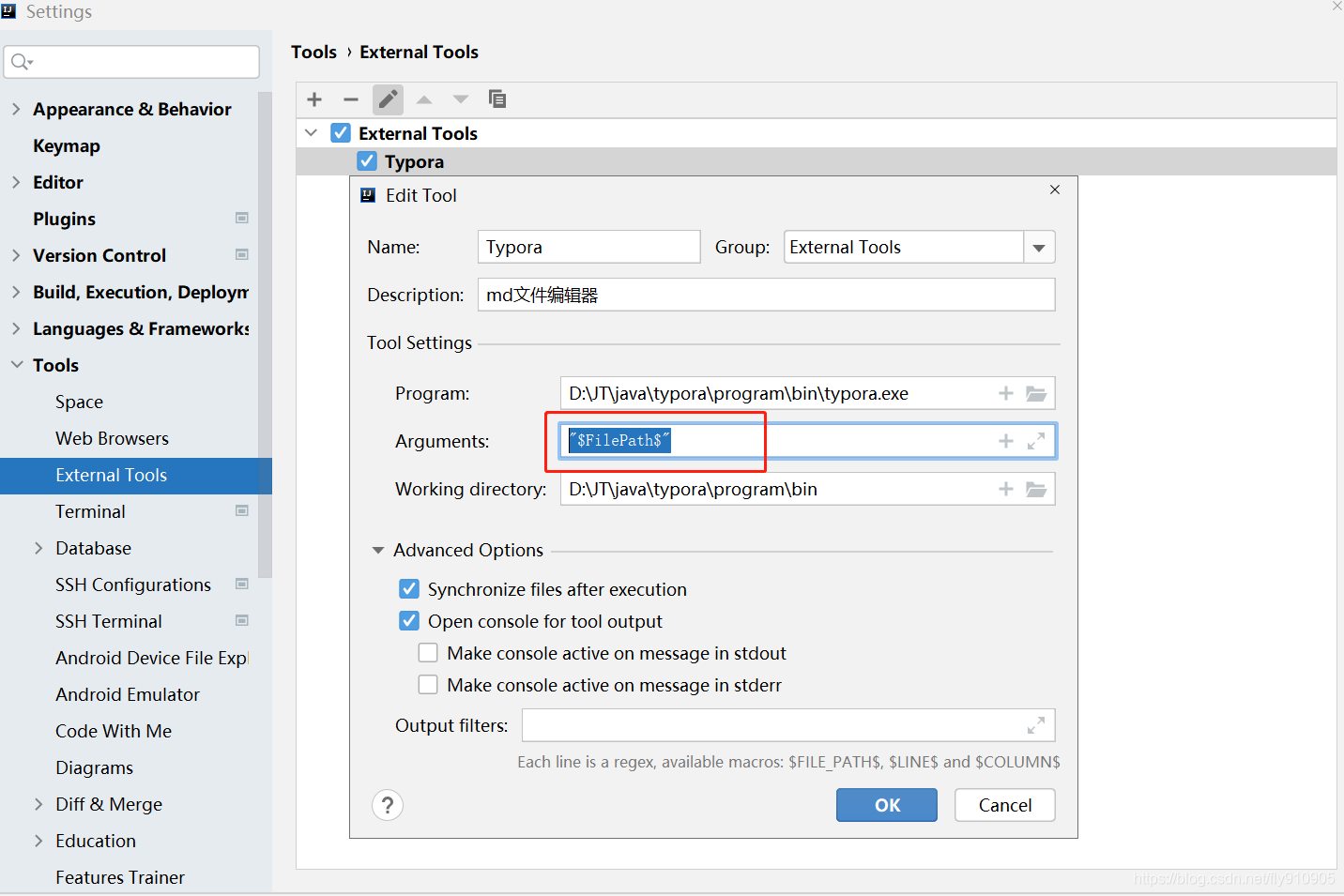 Idea: 集成本地三方软件-以Typora打开Markdown文件为例_idea 集成 typora-CSDN博客