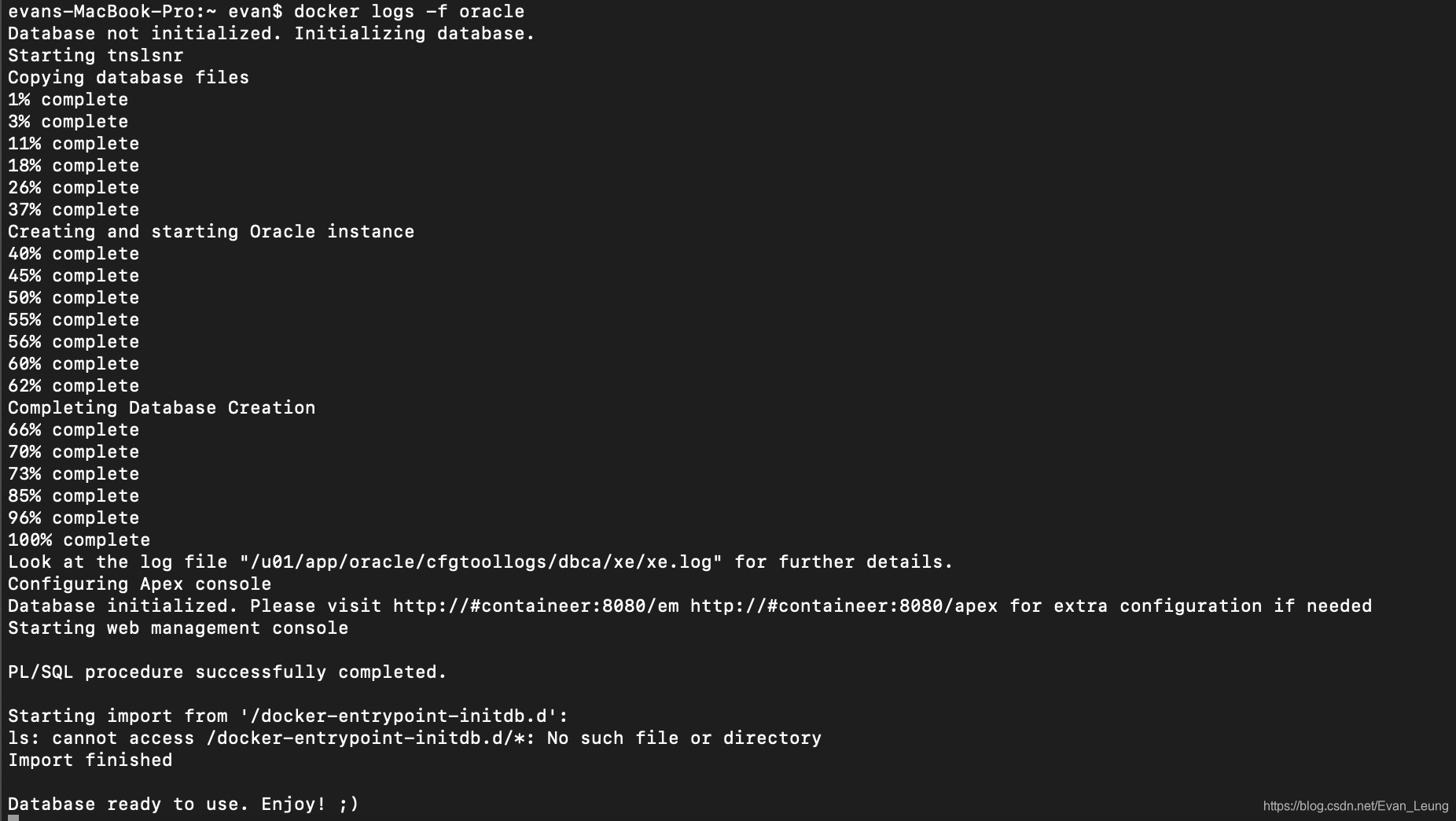 Docker Mac 通过 Docker 安装 Oracle_macbookpro 2024 docker安装oracle12c-CSDN博客