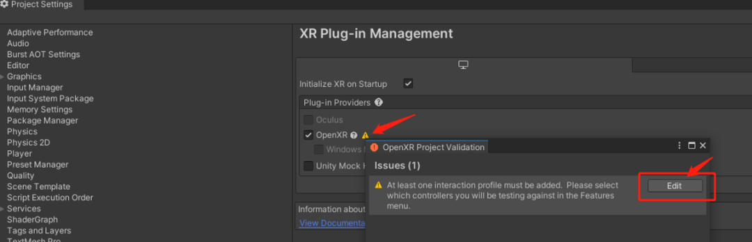 关于Unity OpenXR 的一些问答_openxr和arcore-CSDN博客