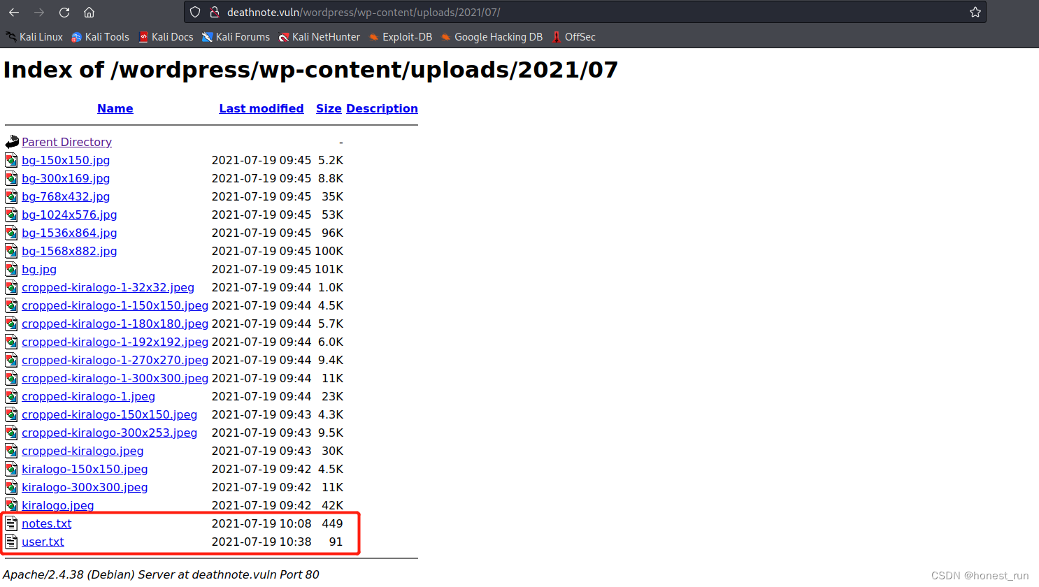 靶机14 DEATHNOTE: 1-CSDN博客
