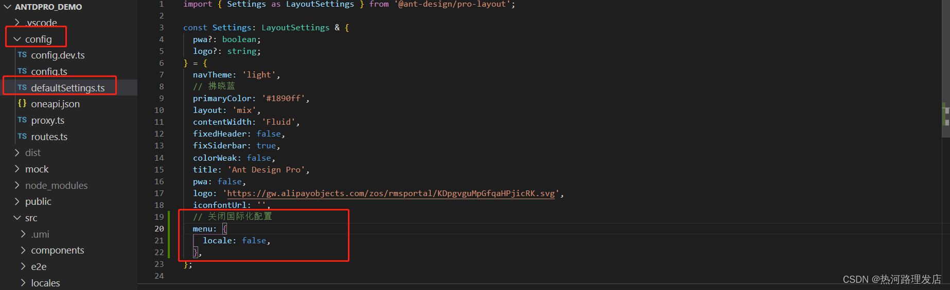 [React Intl] Missing message: “menu.管理页“ for locale: “zh-CN“, using default message as fallback ...