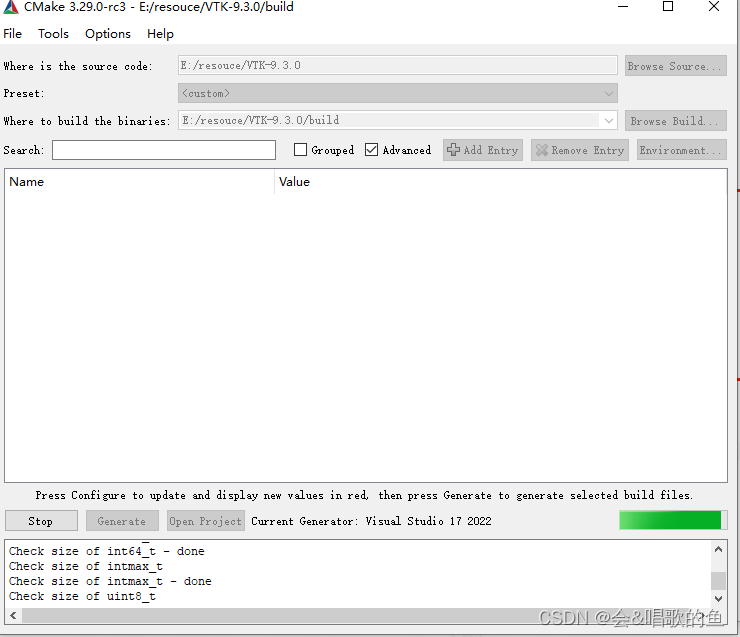 VTK的编译和部署，配合c++和visual studio2022，VTK开发环境的配置_vtk编译-CSDN博客