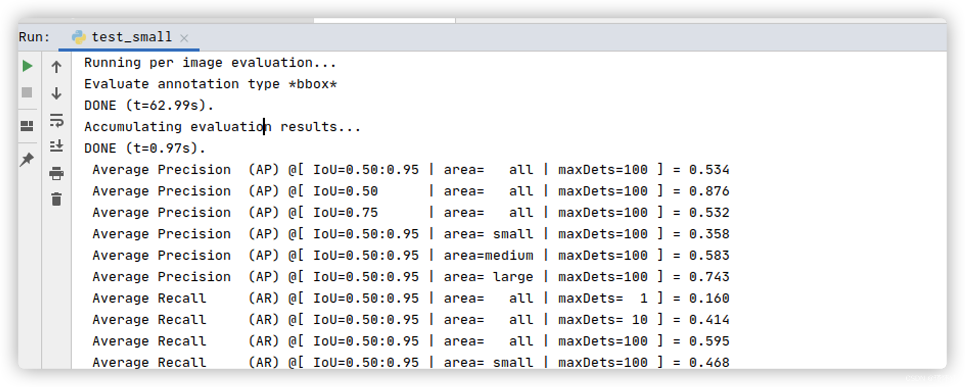 Yolov7配置CoCo精度显示问题实操_pycocotools unable to run: results do not correspo-CSDN博客