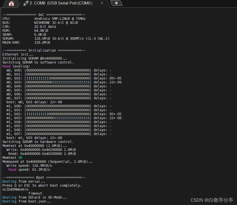 Nexys4 DDR开发（二）-- Litex启动Linux_litex 推荐开发板-CSDN博客