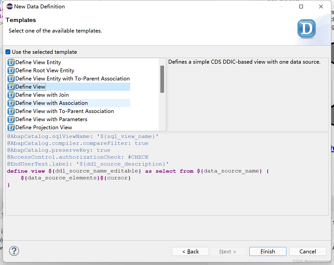 手把手创建SAP HANA CDS-CSDN博客