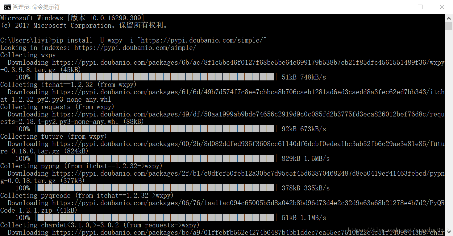 win10下使用pip命令行工具下载并安装python第三方库_pip install 下载 安装 win10 python-CSDN博客