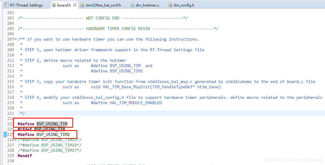 RT-Thread Studio 使用笔记（一）：如何使用TIM定时器_rt-thread studio stm32g474 如何使用tim ...