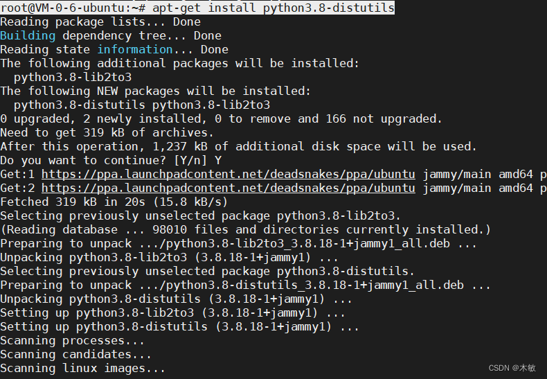 python3.8相关环境安装_e: package 'python3.8' has no installation candida-CSDN博客