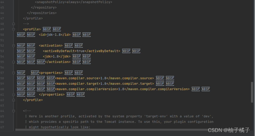 expected START_TAG or END_TAG not TEXT (position: TEXT seen ..._position:text seen .....static ...