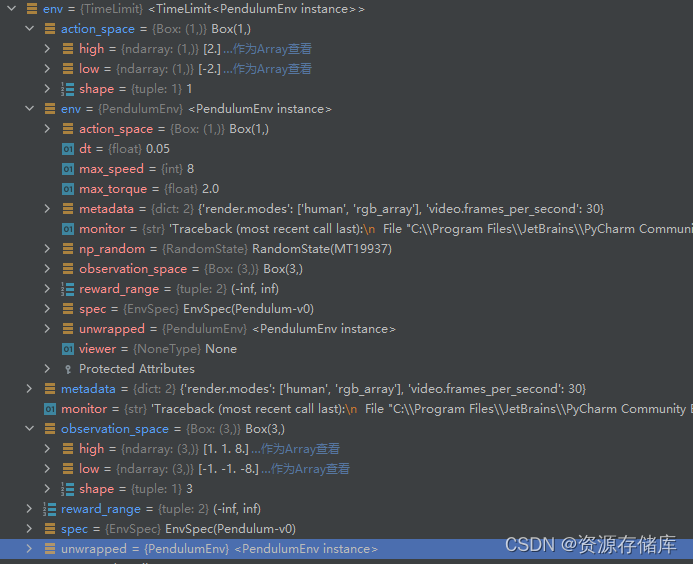 Gym环境运行的一些个人笔记，环境【Pendulum-v0】_gym pendulum-CSDN博客