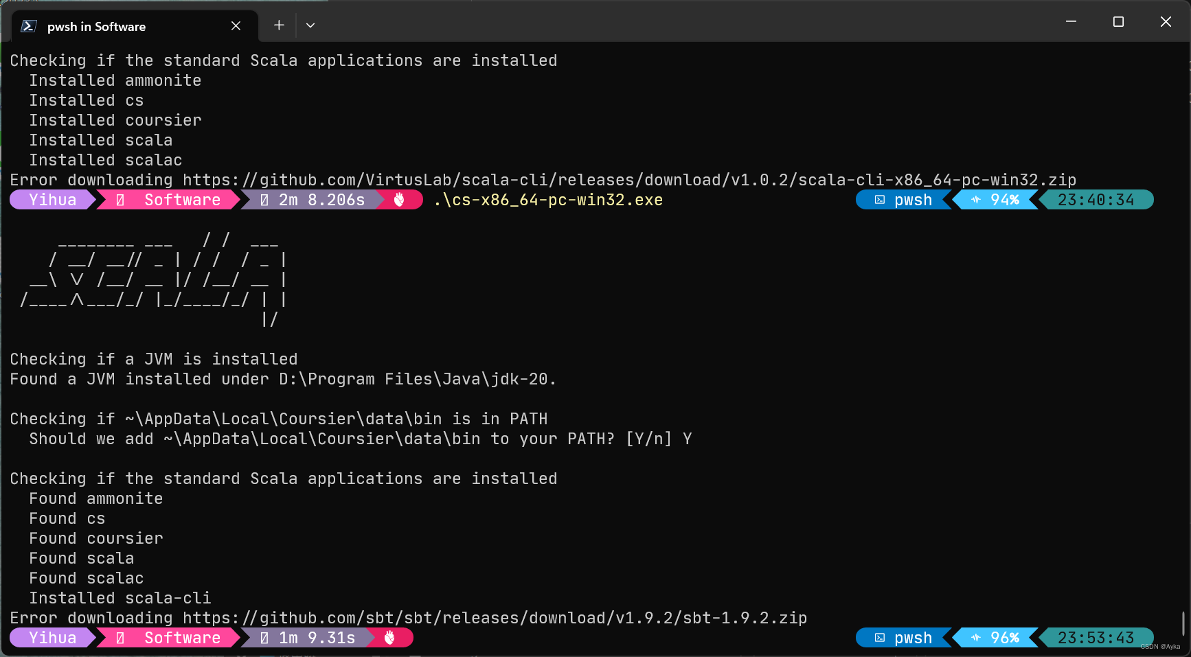 Coursier安装Scala报错Error downloading的解决方法-CSDN博客
