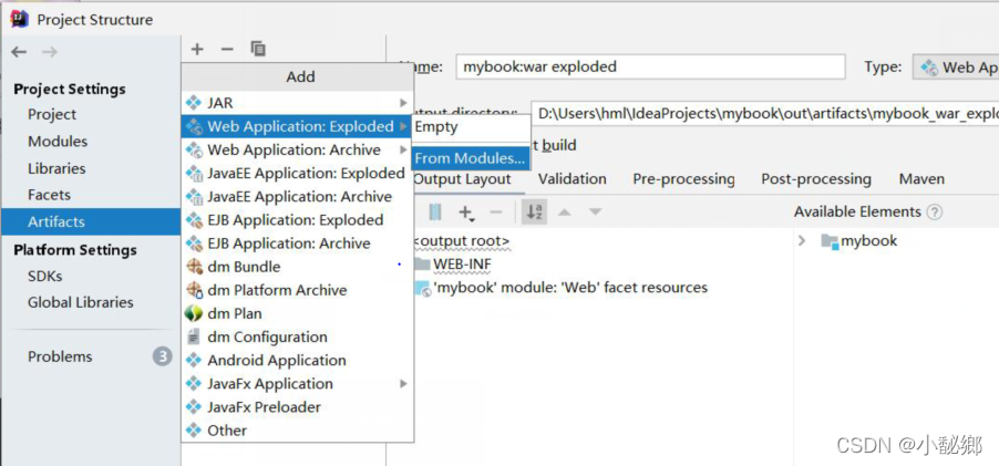 IDEA部署tomcat时出现No artifacts marked for deployment_idea tomcat no artifacts marked for deployment ...