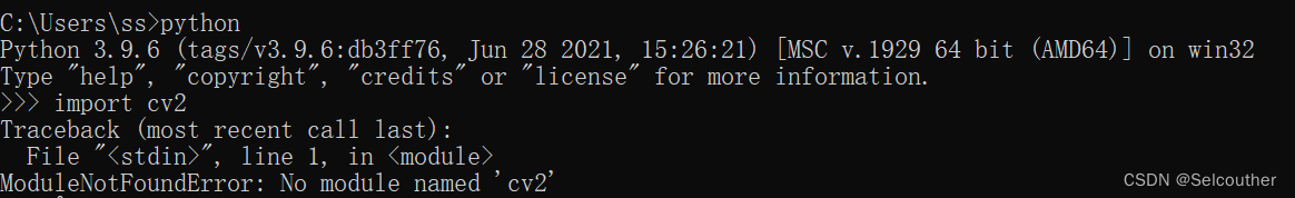 pip install opencv_python报错（已解决）WARNING: Retrying (Retry(total=4, connect=None, read=None ...