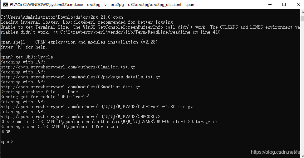 Win10 64位ora2pg的安装配置和使用_ora2pg有windows版本吗-CSDN博客