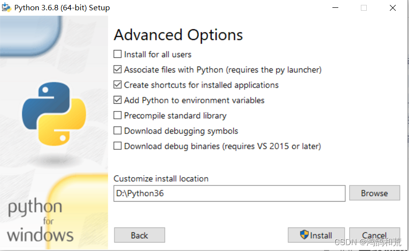 最新Python 3.6 环境搭建教程_python3.6-CSDN博客