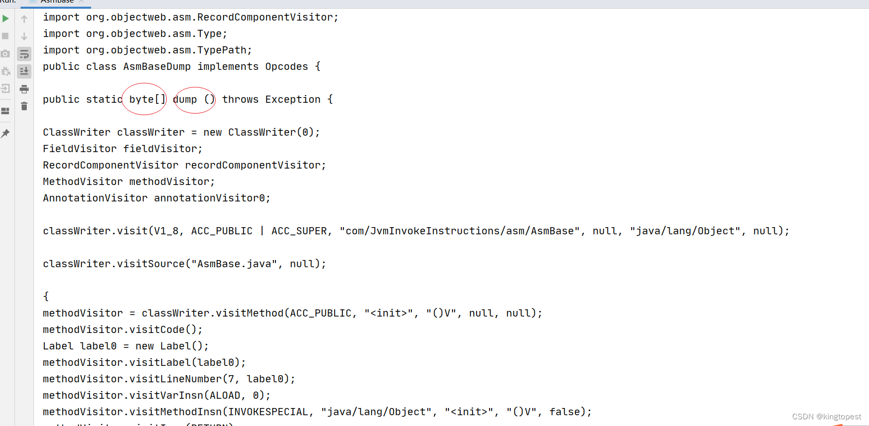 使用ASM直接生成字节码的方法_asm bytecode analysis-CSDN博客
