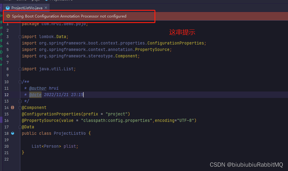 SpringBoot读取properties中配置的List集合_springboot properties list-CSDN博客