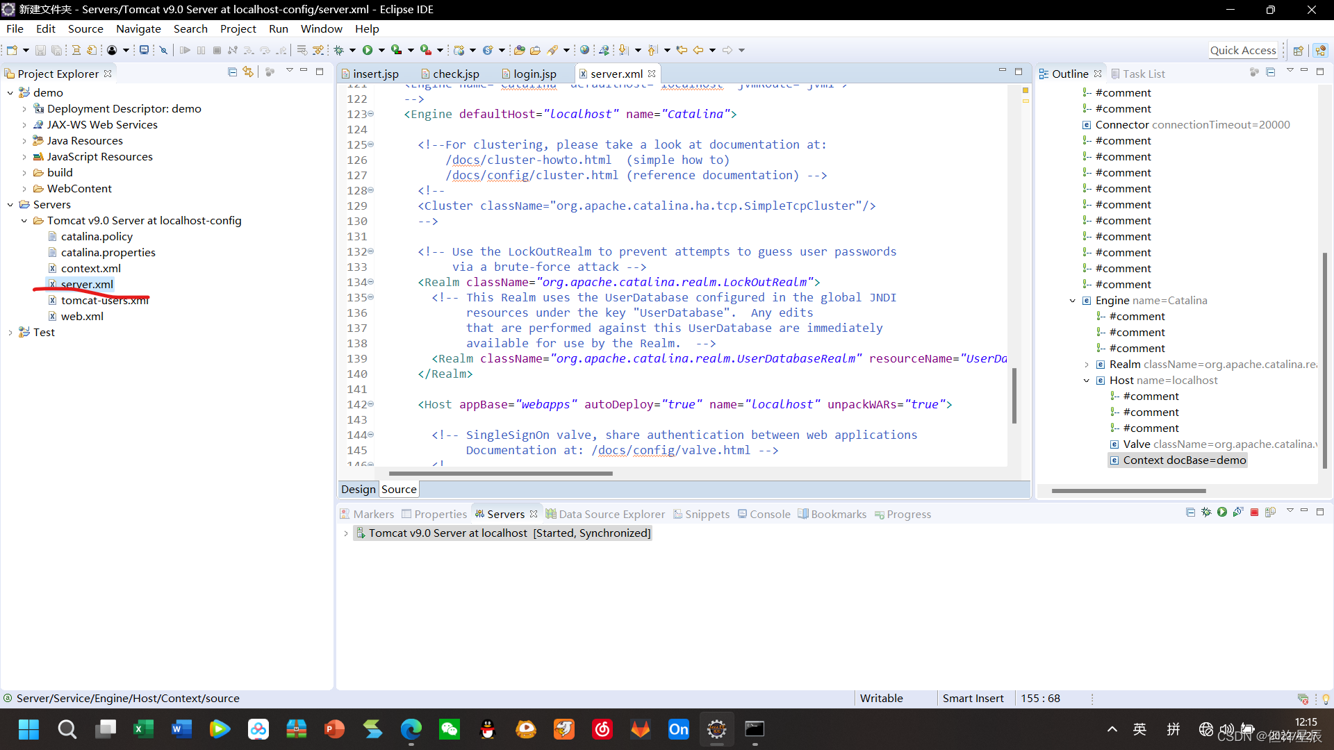 Could not publish server configuration for Tomcat v9.0 Server at localhost. 解决方法-CSDN博客