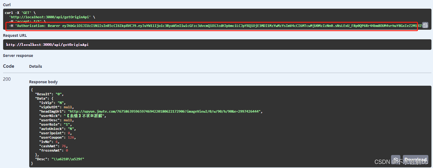 nestjs swagger文档调用需要鉴权的接口_swagger开启鉴权-CSDN博客