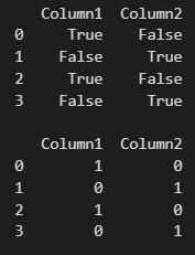 Pandas DataFrame中将True/False映射到1/0_dataframe里true换成1false换成0-CSDN博客