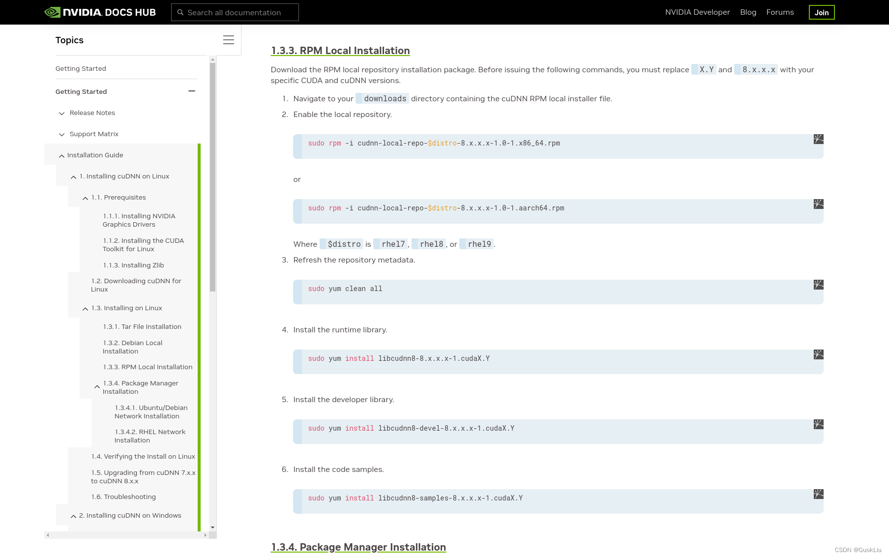 240107-RHEL8+RHEL9配置安装：NVIDIA驱动（15步）+CUDA（4步）+CUDNN（5步）+GPU压力测试_rhel9安装 ...