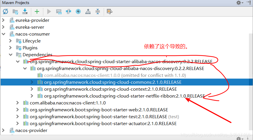 单独使用Nacos出现java.lang.IllegalStateException: No instances available for xxx.xxx.xxx.x_nacos no ...