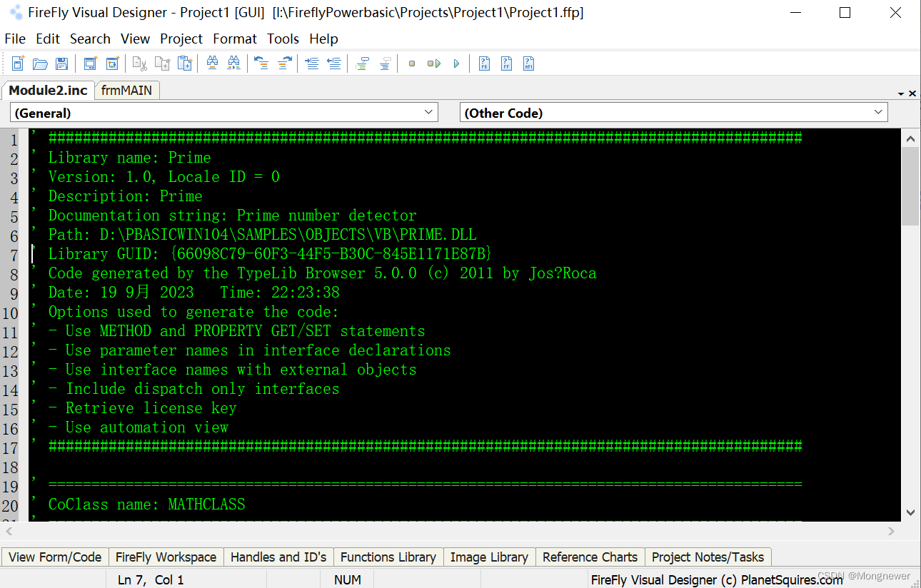 FireFly PowerBASIC RAD编程，调用PowerBASIC COM对象-CSDN博客