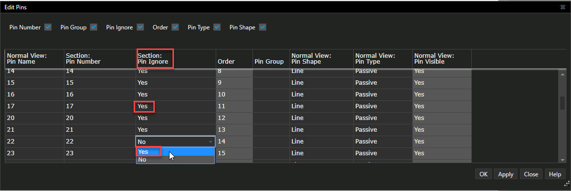 cadence SPB17.4 - orcad - WARNING(ORCAP-2435): Number of pins in footprint ‘‘ and instance ...